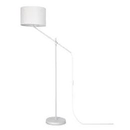 Paco Home Stehlampe "TOM", wei&szlig; (wei&szlig;, beige), 1, &Oslash; 38cm H: 162,2cm, Leuchten, mit kompatiblen Dimmer und Leuchtmittel, Stehlampe