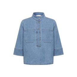 My Essential Wardrobe Bluse Damen Gr&ouml;&szlig;e XXL blue denim