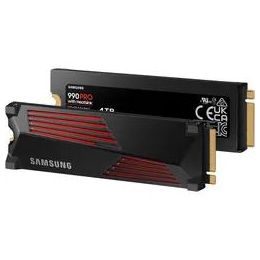 Samsung interne SSD "990 PRO Heatsink", schwarz, 4000 GB, Schreibgeschwindigkeitmaximal 6900 MB/s Lesegeschwindigkeitmaximal 7450 MB/s, Festplatten
