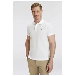 Poloshirt Gant "REG SHIELD SS PIQUE POLO", Herren, Gr. S, wei&szlig;, Jersey, Obermaterial: 100% Baumwolle, unifarben, regular fit h&uuml;ftlang, hoch geschlossener Ausschnitt, B&uuml;ndchen, Shirts, mit Logo und Flachstrickkragen 100% Baumwolle Pique