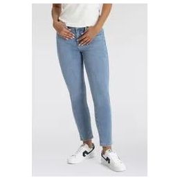 Levi's Boyfriend-Jeans LEVI'S "MID RISE BOYFRIEND", Damen, Gr. 31, L&auml;nge 27, blau (lapis topic), Denim/Jeans, Obermaterial: 60% Baumwolle, 23% Viskose, 16% Polyester, 1% Elasthan, figurbetont, Jeans