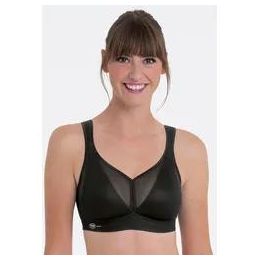 Sport-BH Anita ACTIVE "Air Control Deltapad", Damen, Gr. 80, Cup E, schwarz, Netz, Obermaterial: 49% Polyamid, 39% Polyester, 12% Elasthan, Mesh, Netz, durchscheinend, matt, unifarben, Basic, regular fit, BHs Sport-BH, doppellagige Cups, gepolsterte Tr&auml;ger, mit Print, feminin, weich, Topseller
