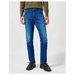 5-Pocket-Jeans Wrangler "TEXAS SLIM FREE TO STRETCH", Herren, Gr. 40, L&auml;nge 30, blau (blau jam), Denim/Jeans, Obermaterial: 94% Baumwolle, 5% Elastomultiester, 1% Elasthan, slim fit, Jeans 5-Pocket-Jeans, Free to stretch material