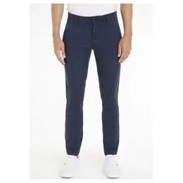 Tommy Hilfiger Chinohose TOMMY JEANS "TJM SCANTON CHINO PANT", Herren, Gr. 36, L&auml;nge 30, blau (twilight navy), Web, Obermaterial: 98% Baumwolle, 2% Elasthan, k&ouml;rpernah normal, Hosen Chinohose, mit Markenlabel
