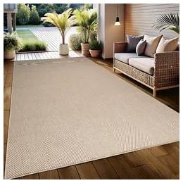 Teppich OTTO HOME "Anna, auch als L&auml;ufer erh&auml;ltlich" Gr. 3, beige, B:120cm H:3mm L:170cm, Kunstfaser, Teppiche, Teppich, In- und Outdoor geeignet, Sisal-Optik, Wetterfest & UV-best&auml;ndig