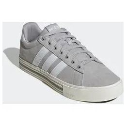 Sneaker Adidas SPORTSWEAR "DAILY 4.0", Damen, Gr. 45, grau (grau two, ftwr wei&szlig;, sanftes wei&szlig;), Leder, Synthetik, Schuhe Sneaker
