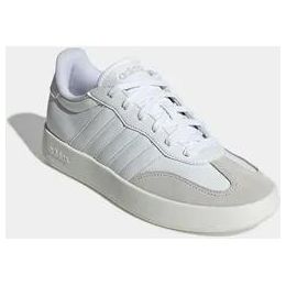 Sneaker Adidas SPORTSWEAR "BARREDA", Herren, Gr. 45, wei&szlig; (cloud wei&szlig;, cloud wei&szlig;, grau one), Leder, Synthetik, Schuhe Sneaker, inspiriert vom Design des Adidas handball spezial