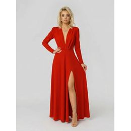 Madnezz House Kleid 'SUKIENKA PAT-RED' Damen Gr&ouml;&szlig;e 40 rot Winterkleid