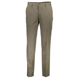 Anzughose LINDBERGH "Anzughose Modern Fit", Herren, Gr. 60, beige (dk sand mel), Obermaterial: 54% Polyester, 44% Wolle, 2% Elasthan; Futter: 95% Polyester, 5% Elasthan, meliert, normal, Hosen Anzughose
