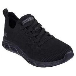 Sneaker Skechers "BOBS B FLEX LO-GRACEFUL STRIDE", Damen, Gr. 40, schwarz (schwarz, uni), Textil, Schuhe Sneaker, mit leichter EVA-Laufsohle, Topseller