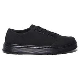 Schn&uuml;rschuh Dr. Martens "6 Eye Brookline", Herren, Gr. 42, schwarz, Textil, Schuhe Schn&uuml;rschuh, Plateauschuh, Chunky Halbschuh, Sneaker mit 6-Loch Schn&uuml;rung