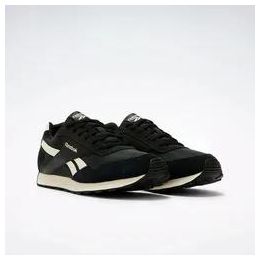 Sneaker Reebok CLASSIC "Reebok GLIDE LOW", Damen, Gr. 40, schwarz (washed schwarz, schwarz, vintage chalk), Leder, Synthetik, Textil, Schuhe Sneaker