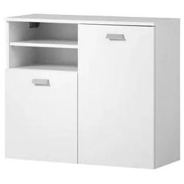 Unterschrank Schildmeyer "Mona,in zwei Breiten verf&uuml;gbar, mit viel Stauraum", wei&szlig; (mattwei&szlig;), B:80,4cm H:70cm T:32cm, FSC-zertifizierter Holzwerkstoff, Schr&auml;nke, Unterschrank, Made in Germany