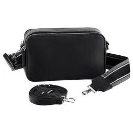Umh&auml;ngetasche ANISTON ACCESSOIRES "Vera", Damen, Gr. B/H/T: 22cm x 13cm x 7cm, schwarz, Polyurethan (PU), unifarben, Taschen Umh&auml;ngetasche, Handtasche, Citybag, Tragetasche, Boxbag