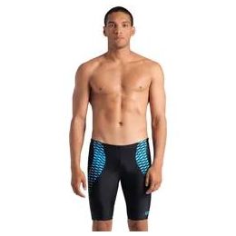 Badehose arena "arena Feel Herren Openings Jammer Badehose", Herren, Gr. 8 (XXL), N-Gr, schwarz (schwarz, turquoise), Obermaterial: 80% Polyamid, 20% Elasthan, Badehosen Badehose
