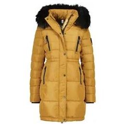 alife and kickin Winterjacke ALIFE & KICKIN "Damen NicolaAK A Winterjacke, Jacke, Steppjacke", Damen, Gr. XL, braun (camel), 100% Polyester, Jacken Winterjacke