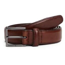 Lederg&uuml;rtel Tommy Hilfiger "HUDSON LEATHER 3.0 cm breit", Herren, Gr. 11,5, coffee bean, Web, Rindsleder, unifarben, G&uuml;rtel Lederg&uuml;rtel, Gr&ouml;&szlig;enverstellbar