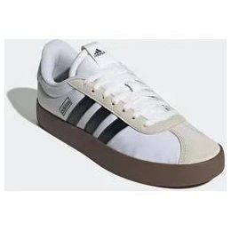 Sneaker Adidas SPORTSWEAR "VL COURT 3.0", Herren, Gr. 39, schwarz-wei&szlig; (cloud wei&szlig;, core schwarz, grau one), Leder, Textil, Schuhe Sneaker, Design auf den Spuren des Adidas Samba, Topseller