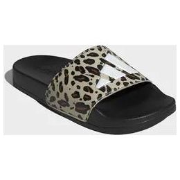 Badesandale Adidas SPORTSWEAR "ADILETTE SHOWER LOGO KIDS SANDALE", M&auml;dchen, Gr. 36, crystal linen, core wei&szlig;, core schwarz, Synthetik, Schuhe, Badelatschen f&uuml;r Kinder & Jugendliche