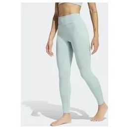 Trainingstights Adidas PERFORMANCE "ALL ME ESSENTIALS FULL-LENGTH LEGGINGS", Damen, Gr. L, N-Gr, wonder sage, wonder sage, normal, gr., Obermaterial: 85% Polyester, 15% Elasthan, Hosen