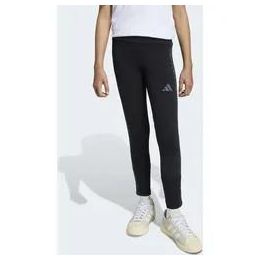 Leggings Adidas SPORTSWEAR "SEASONALS ANIMAL LEGGINGS", M&auml;dchen, Gr. 140, N-Gr, schwarz, wei&szlig;,, Obermaterial: 93% Baumwolle, 7% Elasthan, Hosen Leggings