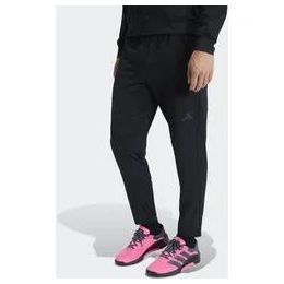 Sporthose Adidas PERFORMANCE "D4T HYBRID PANT", Herren, Gr. L, N-Gr, schwarz, normal, gr., Obermaterial: 87% Polyester, 13% Elasthan, Hosen Sporthose