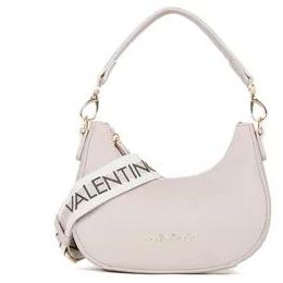 Hobo Valentino BAGS "ZERO RE", Damen, Gr. B/H/T: 22cm x 19cm x 6cm, beige, Lederimitat, Taschen Hobo, Damen Clutch, Umh&auml;ngetasche mit abnehmbarem Tragegriff