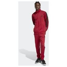 Trainingsanzug Adidas SPORTSWEAR "DAYREADY", Herren, Gr. L, active maroon, Interlock, Obermaterial: 100% Polyester, Sportanz&uuml;ge Trainingsanzug, f&uuml;r Laufen und sportliche Aktivit&auml;ten, zweiteiliges Set, Topseller