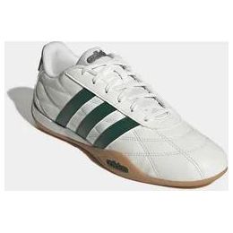 Sneaker Adidas SPORTSWEAR "GROUNDPULSE", Herren, Gr. 43, core wei&szlig;, collegiate gr&uuml;n, gum 3, Leder, Synthetik, Schuhe Sneaker