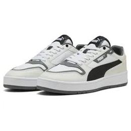 Sneaker Puma "Court Classic Street Sneakers Erwachsene", Damen, Gr. 42, wei&szlig; schwarz vapor gray, Obermaterial: Synthetik. Futter: Synthetik, Textil. Innensohle: Textil. Laufsohle: Gummi, Schuhe Sneaker