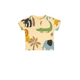 KOTON T-Shirt Jungen Gr&ouml;&szlig;e 92/98 sand / braun / grasgr&uuml;n / schwarz