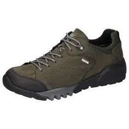 Waldl&auml;ufer Trekkingschuh WALDL&Auml;UFER "H-Fritz", Herren, Gr. 8,5 (42,5), dunkelgr&uuml;n, schwarz, Gummi, Nubukleder, kontrastfarbene Details, Schuhe Trekkingschuh, Freizeitschuh, Outdoorschuh, Sneaker mit TEX-Ausstattung, H-Weite