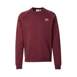 adidas originals Sweatshirt 'MOUNTAIN' Herren Gr&ouml;&szlig;e XS burgunder / wei&szlig;