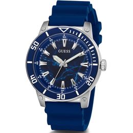 Guess Analog Watch male Blue size One Size