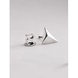 Reytel Earring 'PYRAMID' male Silver size One Size