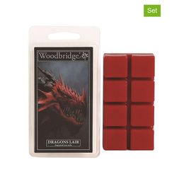 Woodbridge 2er-Set: Duftwachs "Dragons Lair" in Braun - 2x 68 g - 56% | Kerzen-vasen