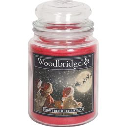 Woodbridge Duftkerze "Night Before Xmas" in Rot - 565 g - 59% | Kerzen-vasen