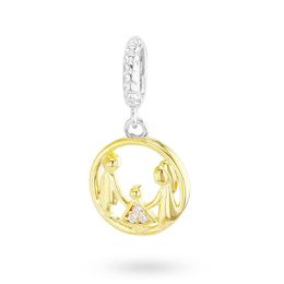 CHARM'S Vergold. Anh&auml;nger mit Edelsteinen - 50% | Schmuck