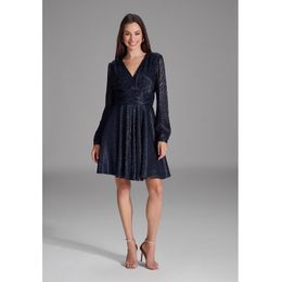 Swing Kleid in Dunkelblau - 70% | Gr&ouml;&szlig;e 44 | Damen-kleider