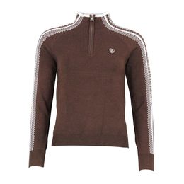 Peak Mountain Pullover "Adomino" in Braun - 67% | Gr&ouml;&szlig;e S | Damen-pullover-cardigans