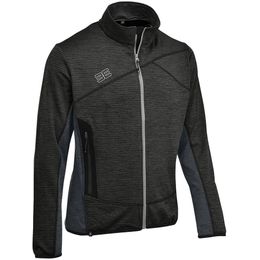 Maul Sport Fleecejacke "Falzeben" in Anthrazit/ Dunkelblau - 51% | Gr&ouml;&szlig;e 50 | Herren-pullover-sport