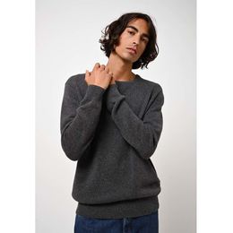 AUTHENTIC CASHMERE Kaschmir-Pullover "Victo" in Anthrazit - 63% | Gr&ouml;&szlig;e L | Herren-plussize