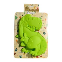 Ard'time Silikon-Backform "Dinosaure" in Gr&uuml;n - (B)15 x (H)24,5 x (T)4,5 cm - 33% | Kuechenhelfer