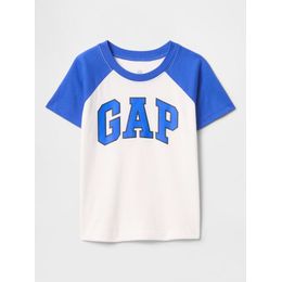 GAP Shirt in Wei&szlig;/ Blau - 52% | Gr&ouml;&szlig;e 80/86 | Baby-shirts
