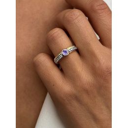 Les Petites Pr&eacute;cieuses Vergold. Ring mit Edelsteinen - 71% | Gr&ouml;&szlig;e 52 | Schmuck