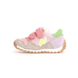 Naturino Leder-Sneakers "Sammy 2" in Rosa/ Bunt - 42% | Gr&ouml;&szlig;e 30 | Kindersneakers