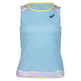 asics Trainingstop in Hellblau - 60% | Gr&ouml;&szlig;e L | Damen-outdoor-tops-shirts