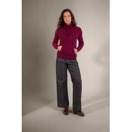 Perfect Cashmere Kaschmir-Cardigan "Emma" in Bordeaux - 66% | Gr&ouml;&szlig;e S | Damen-pullover-cardigans