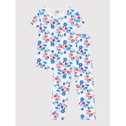 Petit Bateau Pyjama in Wei&szlig; - 64% | Gr&ouml;&szlig;e 92 | Baby-waesche