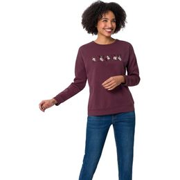 Heine Sweatshirt in Aubergine - 70% | Gr&ouml;&szlig;e 46 | Damen-sweatshirts-jacken